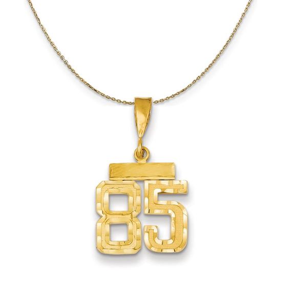 Black Bow Jewelry Co. | Jewelry | 4k Yellow Gold Varsity Sm Dc Necklace ...